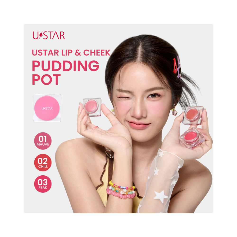 Lip & Cheek Pudding Pot #03 Peak – UStar Cosmetics